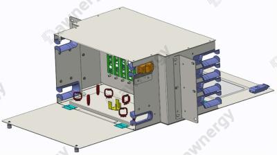 China DA-ODFU 144F SC/APC Fiber Optic Distribution Frame Unit - 580x300x219mm for LAN/WAN Networks for sale