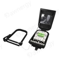 China FTTH Outdoor IP65 16 Port Fiber Optic Distribution Box Wall or Pole Mounted 5-16mm Cable for sale