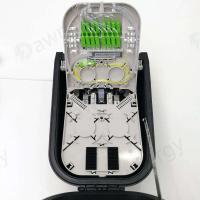 China FTTH Fiber Optic Terminal Box 16 Core Splice Tray 4 In 16 Out Distribution Box for sale