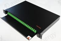 China 19-Inch Rack Mount Fiber Optic Distribution Frame 144 Cores Sliding Type for sale