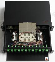 China 19-Inch Rack Mount Fiber Optic Distribution Frame 144 Cores Sliding Type for sale