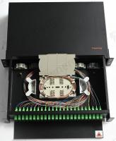 China 19-Inch Rack Mount Fiber Optic Distribution Frame 144 Cores Sliding Type for sale