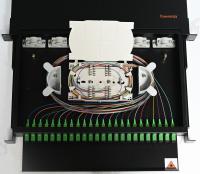 China 19-Inch Rack Mount Fiber Optic Distribution Frame 144 Cores Sliding Type for sale