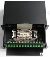 China 19-Inch Rack Mount Fiber Optic Distribution Frame 144 Cores Sliding Type for sale