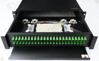 China 19-Inch Rack Mount Fiber Optic Distribution Frame 144 Cores Sliding Type for sale