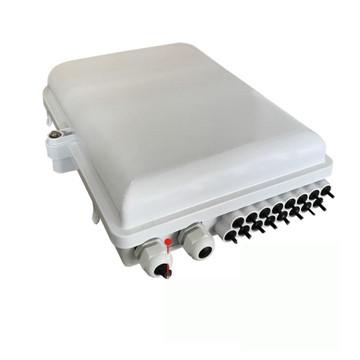 China 16 Core Fiber Optic Distribution Box 300×230×75mm with 32 LC Port Capacity for FTTx Networks for sale