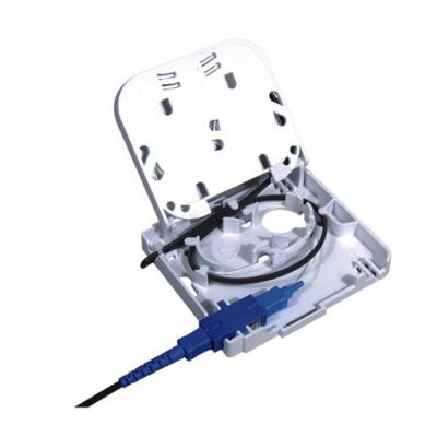 China DA-FDB-1Y-A-1 Fiber Optic Socket Wall Mounted Distribution Box 116x86x23mm 1-Core ABS for sale