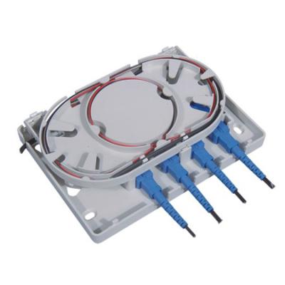 China DA-FDB-4X-A-1 4-Port SC/FC Fiber Optic Face Plate - 150x110x33mm Wall Mount Distribution Box for sale