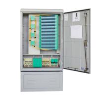 China 288 Core SMC Fiber Distribution Cabinet with IP65 Rating and Plug-In Type Splitter for FTTX Networks for sale
