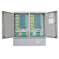 China 576-Core SMC Double Door Fiber Distribution Cabinet with IP65 Rating for FTTx Networks for sale
