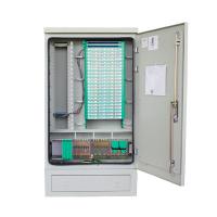 China 288 Core Steel Fiber Distribution Cabinet with Plug-In Splitter, IP65 Rated, 1420x680x300mm Dimensions for sale