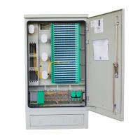 China 576 Core Outdoor Fiber Distribution Cabinet - Stainless Steel IP65 Rated 1510x750x470mm for FTTx Networks for sale