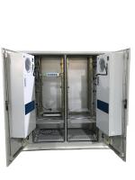 China 1800mm Outdoor Telecom Cabinet with 54U Capacity and IP55 Protection for Wireless Mobile Stations for sale