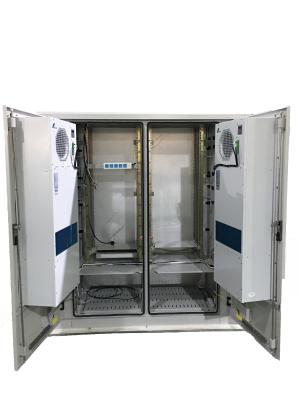 China 1800mm Outdoor Telecom Cabinet with 54U Capacity and IP55 Protection for Wireless Mobile Stations for sale