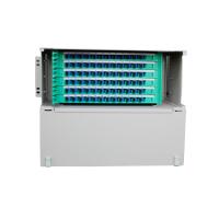 China 19 Inch Fixed Type 72 Cores SCUPC 3U Fiber Optic Distribution Unit for Data Centers and Telecom for sale
