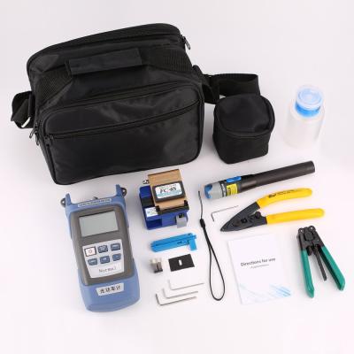 China FTTH Fiber Optic Tools Kit with Optical Power Meter (-70-10dBm) and 5km Visual Fault Locator in Portable Carrying Case for sale