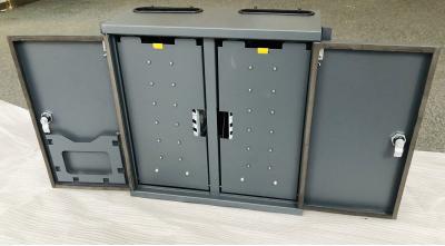 China 96/160/256 Core Indoor Metal Fiber Optic Distribution Box - 1.5mm Aluminum Plate, 480×445×185mm Dimensions for sale