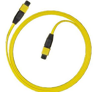 China MPO MTP Fiber Optic Patchcord 3.0mm Diameter with 0.7dB Insertion Loss for Data Centers for sale