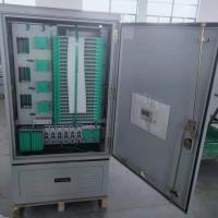 China 576 Core SMC Outdoor Fiber Distribution Cabinet with IP65 Rating and 1450x750x540mm Dimensions for sale
