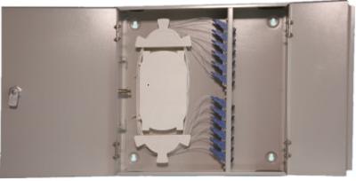 China 24 Core Indoor Metel Fiber Optic Distribution Box for sale