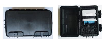 China 16 Port IP67 Waterproof Fiber Optic Distribution Box 290x190x110mm Modified PP for sale