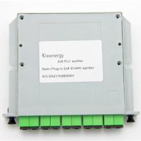 China 2x8 Plug-in Type  SC APC Fiber Optic PLC Splitter for sale