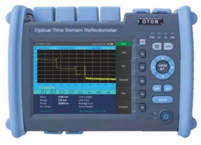China DA-OTDR60-M1 Optical Time-domain Reflectometer with 28/26dB Dynamic Range and 5.6-inch Touch Screen for sale