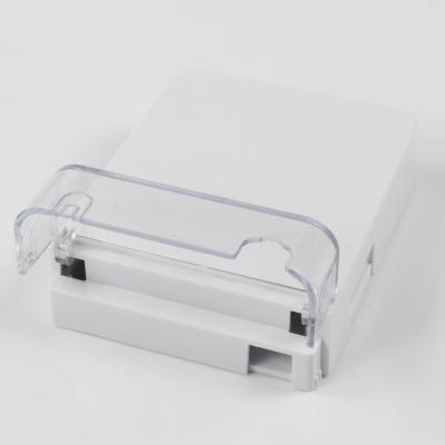 China ATB-02C1 Fiber Optical Socket with IP-45 Protection for FTTH Indoor Applications - 1 Subscriber Capacity for sale