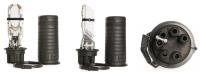 China 144 Core Dome Type Fiber Optic Splice Closure - IP68 Rated, 225×455mm, 144 Fiber Capacity for sale