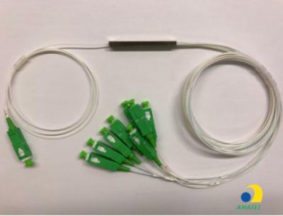 China 1x8 Mini Type SCAPC Fiber PLC Splitter for sale