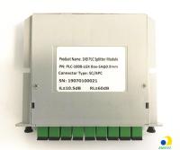 China 1x8 Plug-in Type SC APC Fiber Optical PLC Splitter for sale