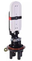 China 96 Core Dome Type Fiber Optic Splice Closure IP68 Duct and Pole Mounting 190mm for sale