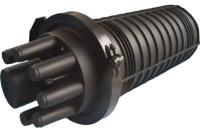 China 144 Core Dome Type Fiber Optic Splice Closure IP68 PP+GF for FTTH CATV for sale