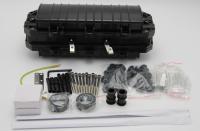 China Dawnergy 144 Core Inline Fiber Optic Splice Closure ABS 8 Ports Aerial for sale