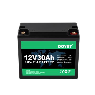 China 12V 30Ah LiFePO4 Battery Pack Rechargeable For Backup Power Supply for sale