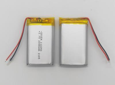 China 3.7 V  Li Ion Rechargeable Battery Pack 1000mah NCM for sale