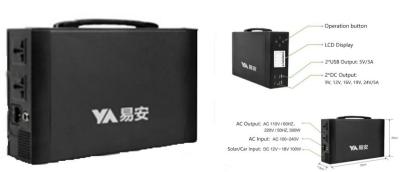 China 1000Wh Solar Portable Power Station 700W Backup Battery Power Supply for sale