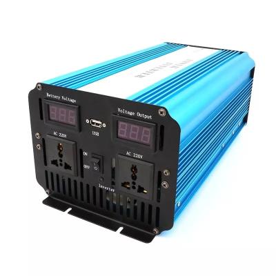 China Pure Sine Wave Power Inverter 1500W DC12V 24V To AC110V 220V for sale