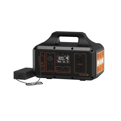 China 1024Wh Portable Generator Solar Power Station 1200W Output For Camping Emergency for sale