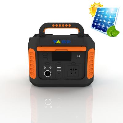 China 500w 300w 200w 100w output 500wh 110v 220v AC pure sine wave portable power bank station camping e pack up power station for sale
