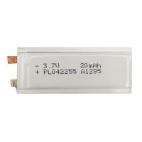 China 3.7V 20mAh Li Ion Polymer Rechargeable Battery Ultra Thin for sale