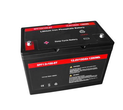 China 12.8V LiFePO4 Lithium Iron Phosphate Battery Pack 12V 100Ah For Solar System for sale