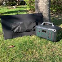 China Portable 120W Foldable Solar Panel Handbag Power Station Charger for sale