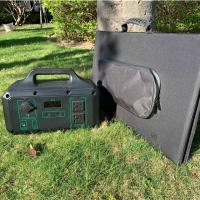 China Portable 120W Foldable Solar Panel Handbag Power Station Charger for sale