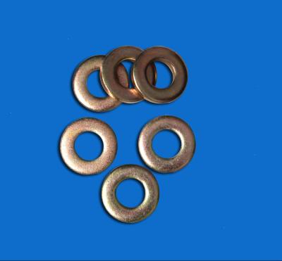 China Bright Surface Chrome Flat Washers Heavy Steel Ring Shape M2-M36 Sizes 0.3-5mm Thickness for sale