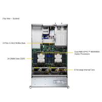 China AS -2125HS-TNR 2U Hyper Supermicro Server With 24 Hot Swap 2.5