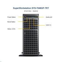 China SYS-7049GP-TRT  4U GPU Supermicro Workstation Dual LGA3647 DDR4 2200W for sale