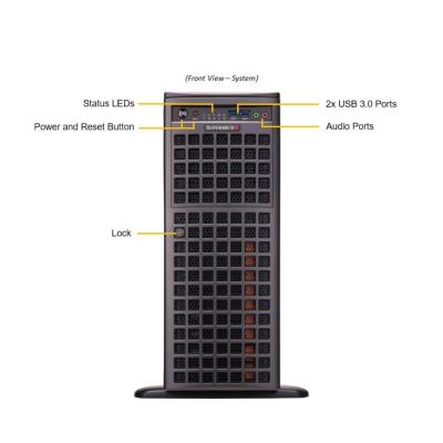 China AI GPU Supermicro Server SYS-741GE-TNRT DP Intel Workstation 741GE for sale