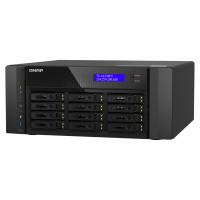 China Innovative Desktop 12 bay U.2 NVMe/SATA All-flash NAS QNAP NAS Server Storage TS-h1290FX for sale