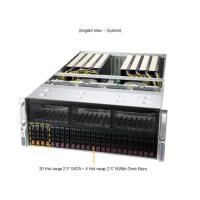China GPU A+ Server AS -4125GS-TNRT DP 4U Supermicro Amd Server With Up To 8 PCIe Direct Connect Gpu Rack Server for sale